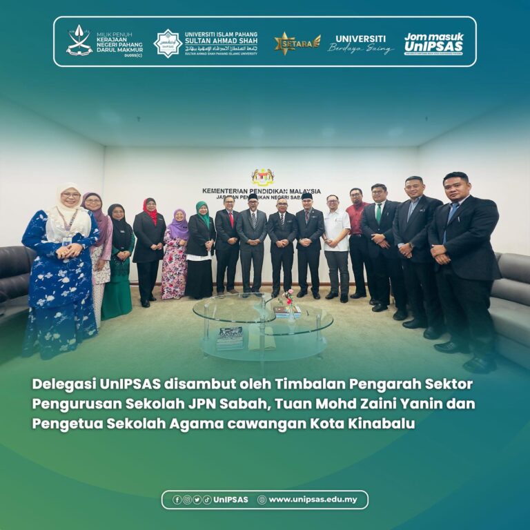 Lawatan Kerja Delegasi UnIPSAS Ke Sabah – Universiti Islam Pahang ...